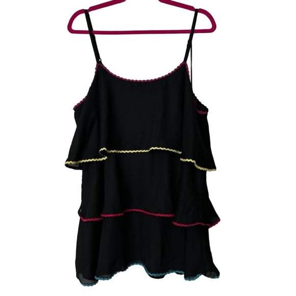 ANDREE BY UNIT | Tops | Andree By Unit Blouse Womens X Black Pink ...